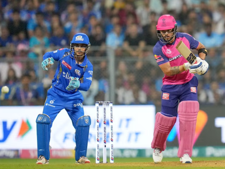 MI vs RR Head to Head in IPL (2008–2025): Stats & Records