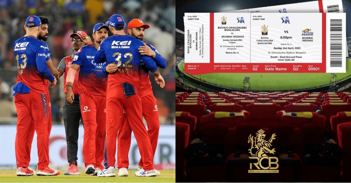 RCB Tickets 2025 — Dates, Pricing & Booking Info