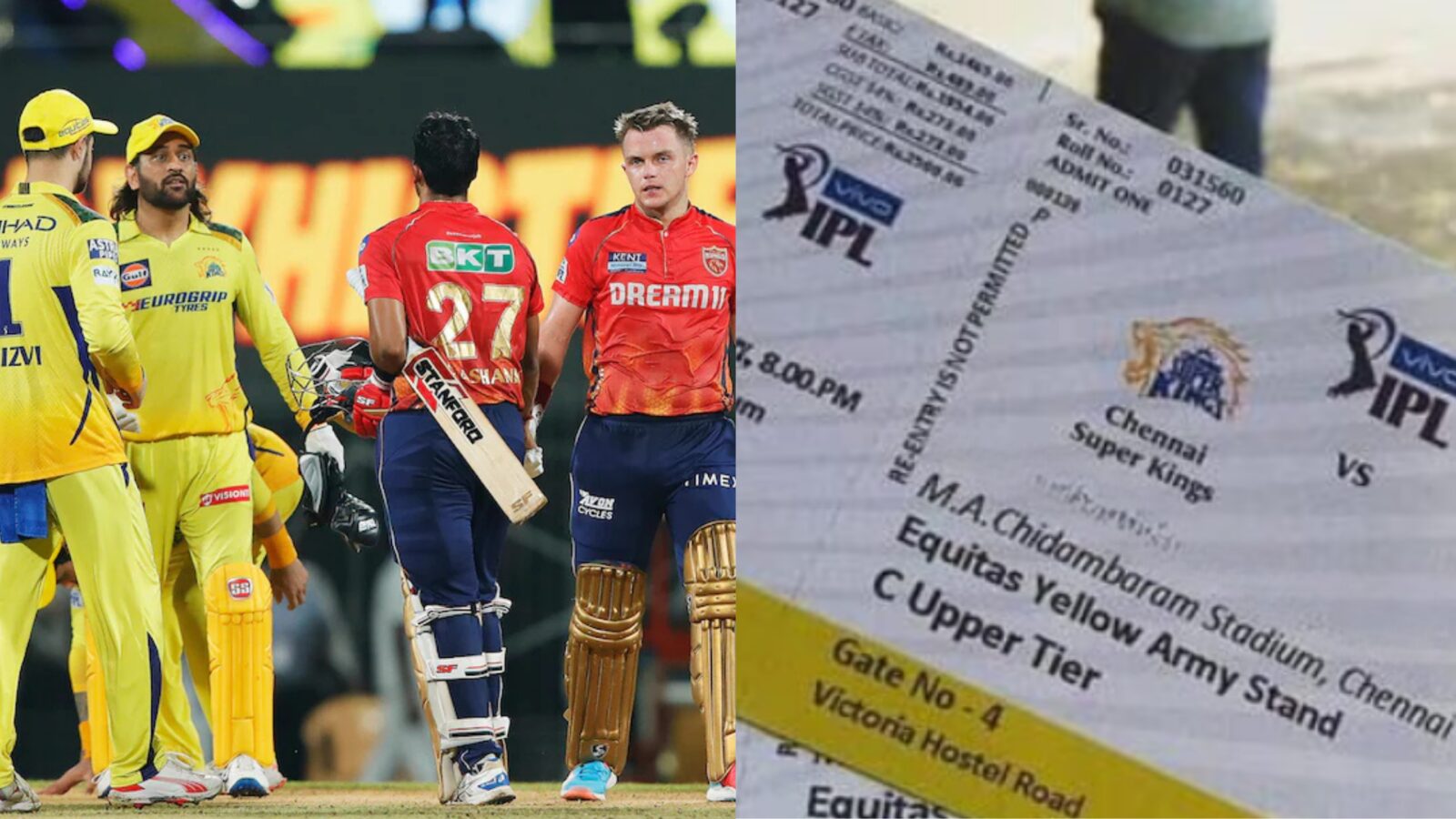 PBKS vs CSK 2025 Match 22 - Tickets & Booking Info (April 8)