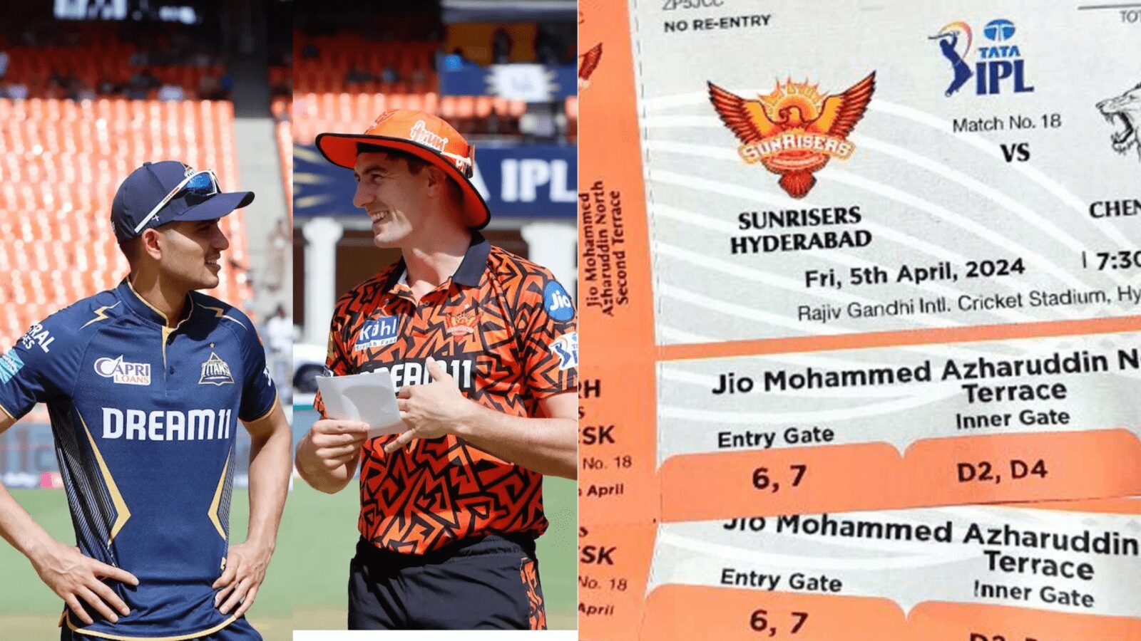 SRH vs GT 2025 Match 20 - Tickets & Pricing Info (April 6)