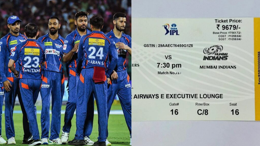 MI vs LSG 2025 Match 45 - Tickets & Stadium Info (April 27)