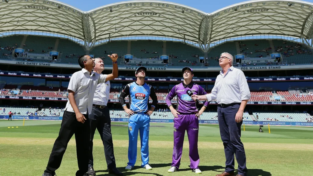 What is Used for a Toss in the Australian Cricket League?