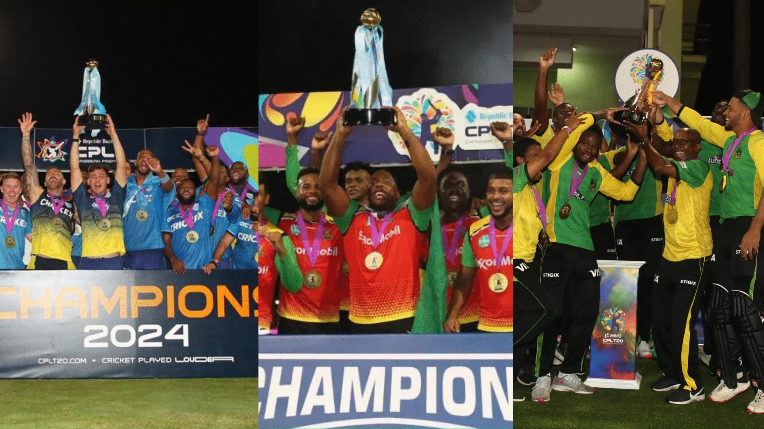 Complete CPL Winners List From 2013 To 2024