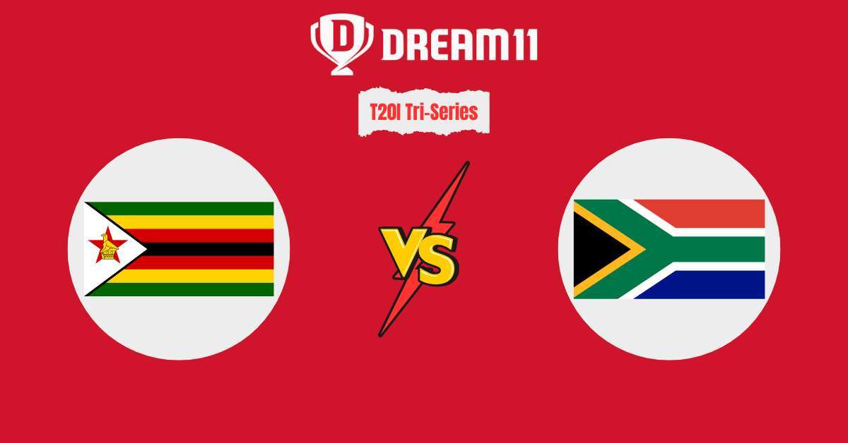 ZIM vs SA Dream11 Prediction 1st T20I Tri-Series (14 July 2025)