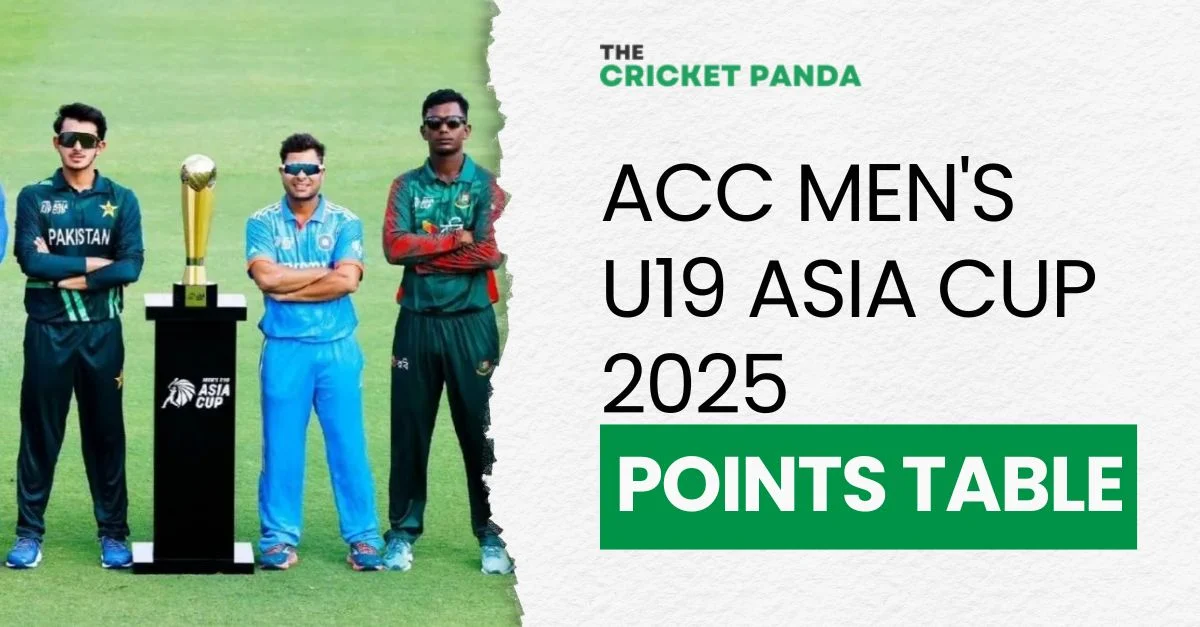 ACC Men's U19 Asia Cup 2025 Points Table (Updated 16 DEC)