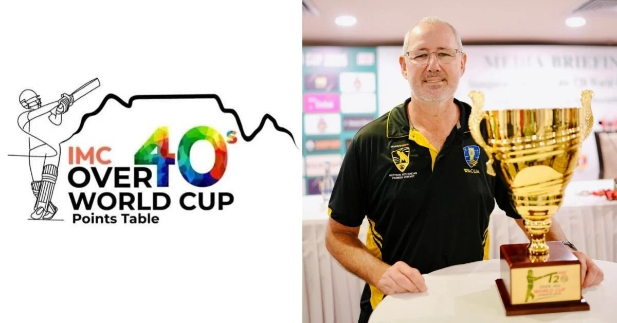 IMC Over 40s T20 World Cup 2025 Final Points Table & Winners