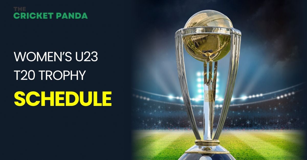 Women’s U23 T20 Trophy 2025: Full Schedule, Teams & Format