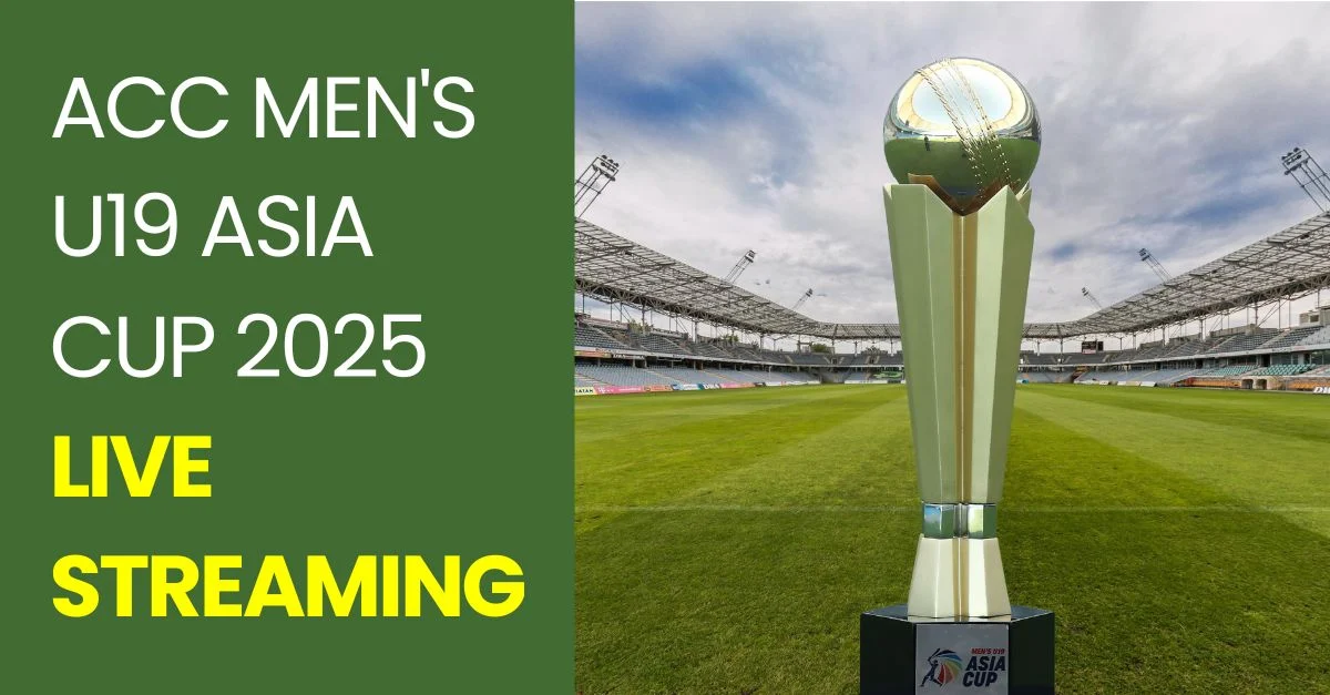 ACC Men’s U19 Asia Cup 2025 Semi Finals Live Streaming