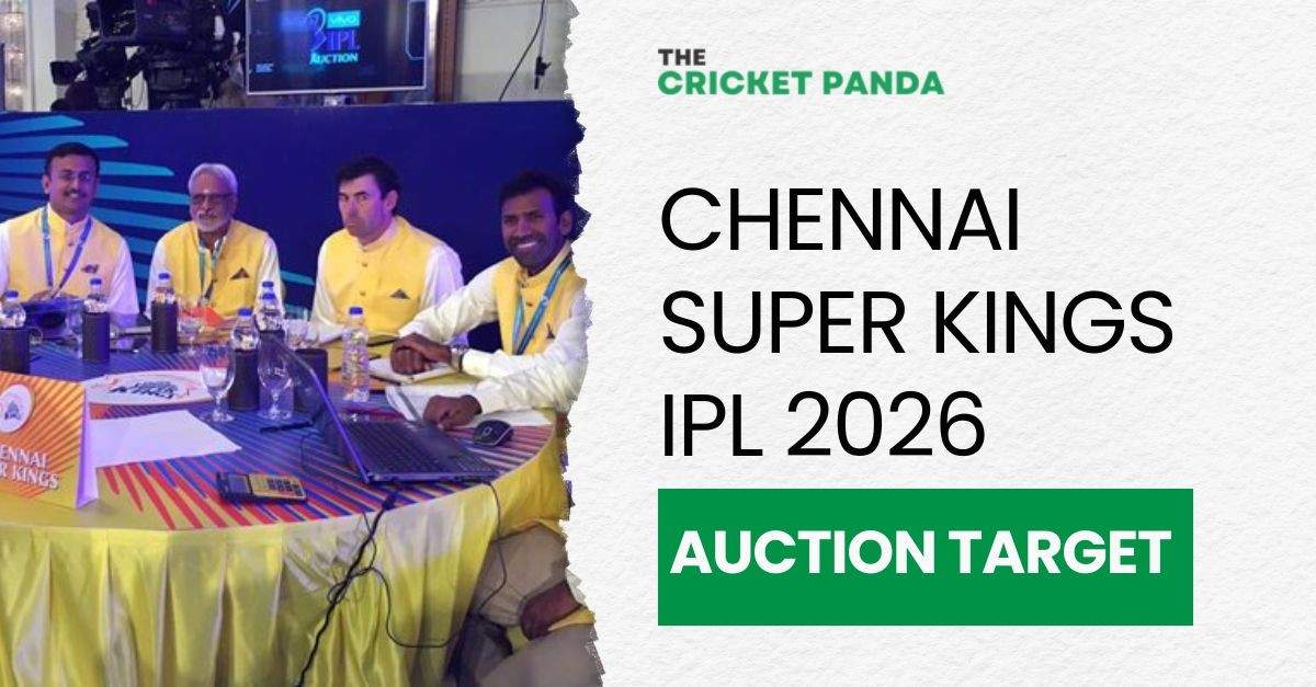CSK IPL 2026 Auction Targets – Top Players & Teams Strategy