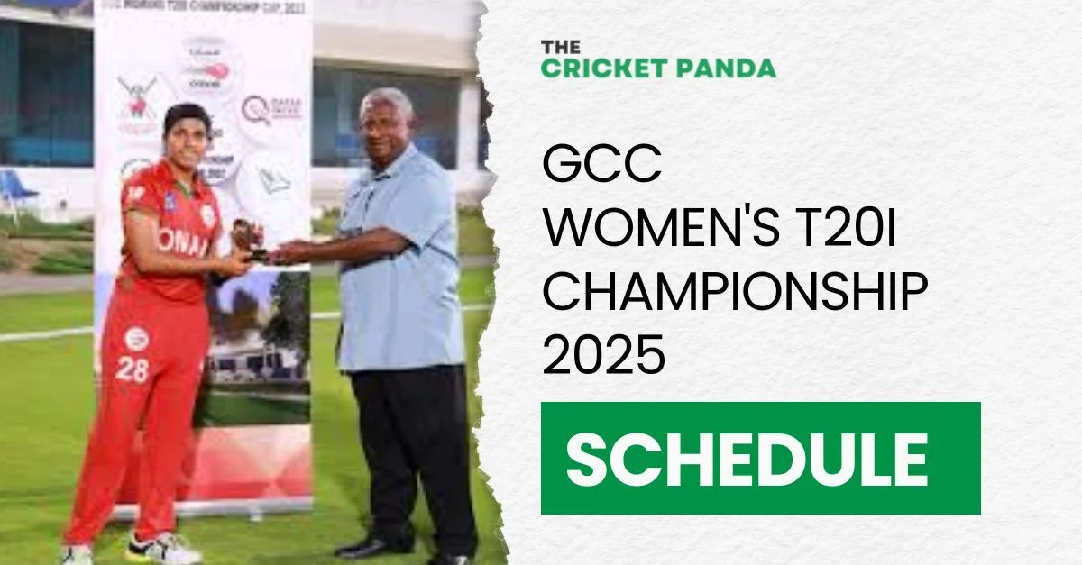 GCC Women's T20I Championship 2025: Schedule & Teams Info