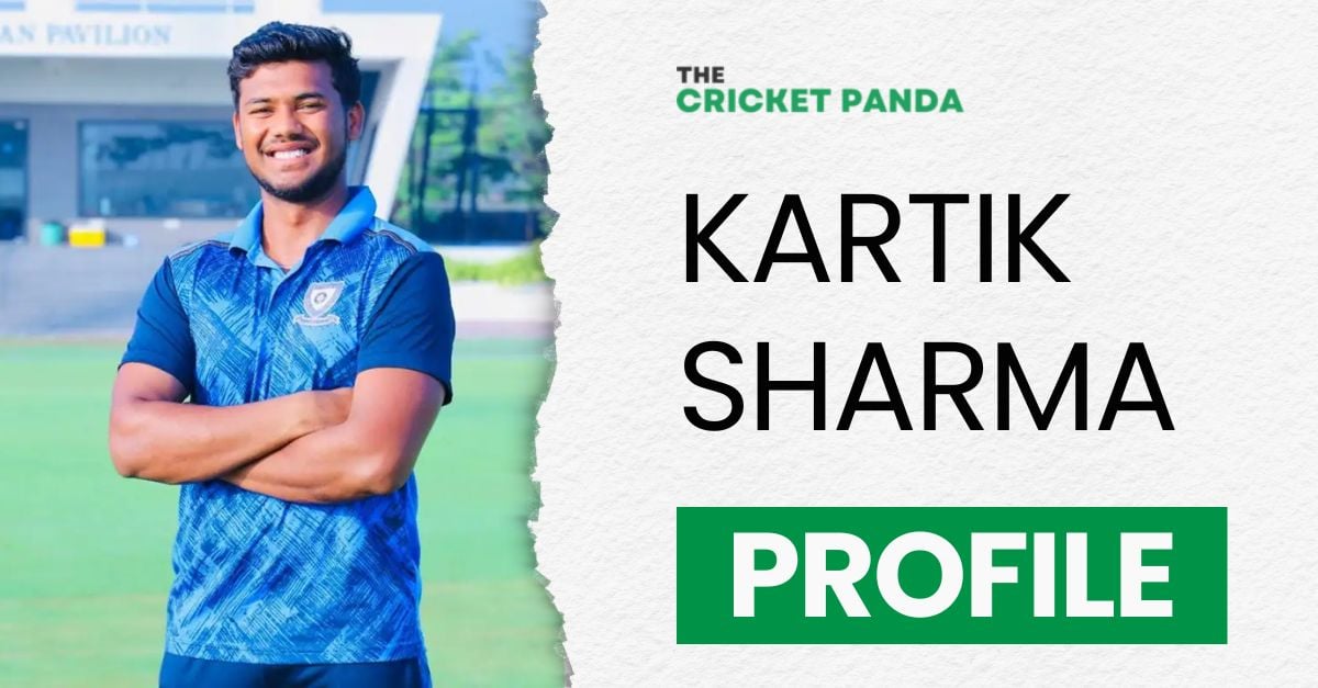 Who Is Kartik Sharma? Early Life, Player Stats & 14.20 Cr IPL Buy