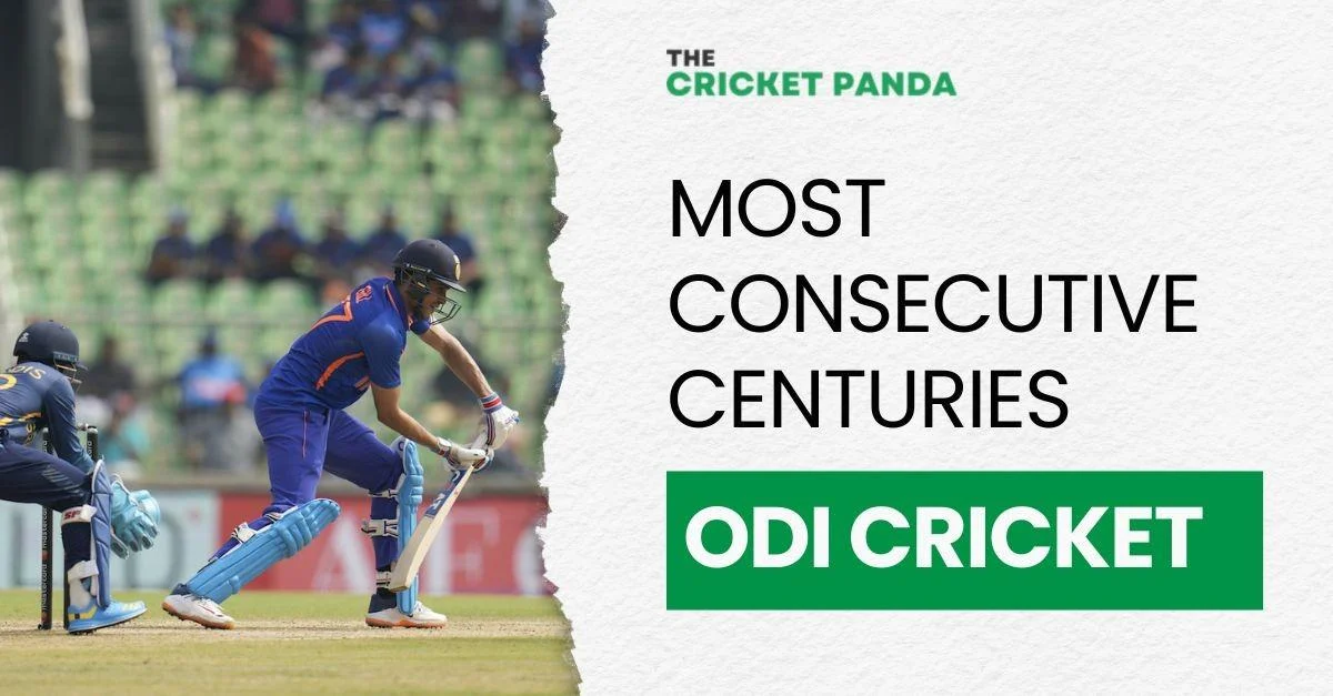 13 Most Consecutive Centuries in ODI Cricket History (2025 List)