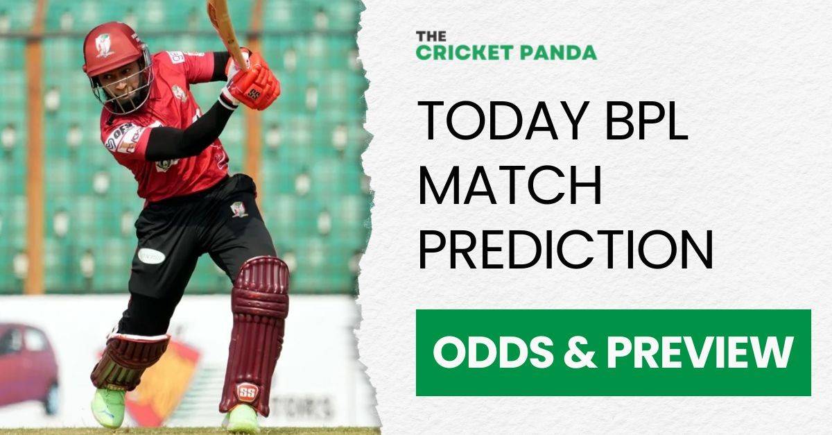 Today BPL Match Prediction – SLT vs RJW & NOE vs CHR Odds
