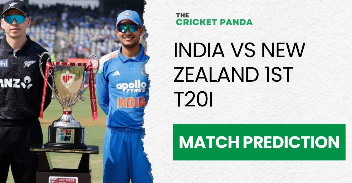 IND vs NZ 1st T20I 2026 Match Prediction, Preview & Odds