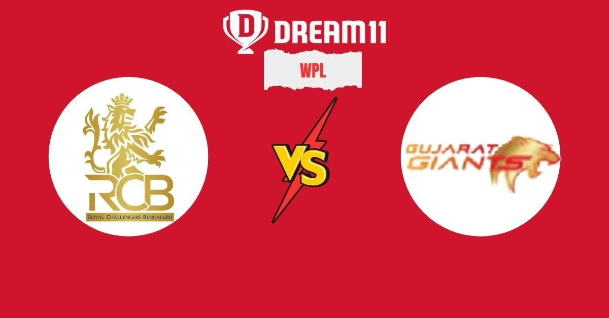 RCB-W vs GG-W Dream11 Prediction Today WPL (16 Jan 2026)