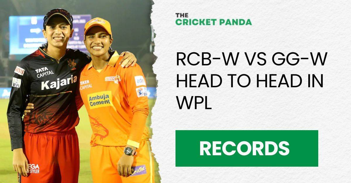 RCB-W vs GG-W Head to Head WPL (All-Time Records)