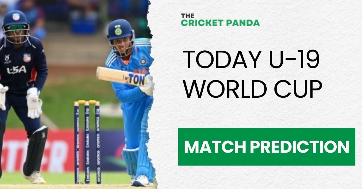 Today U19 World Cup Match Prediction: PAK vs ENG Odds
