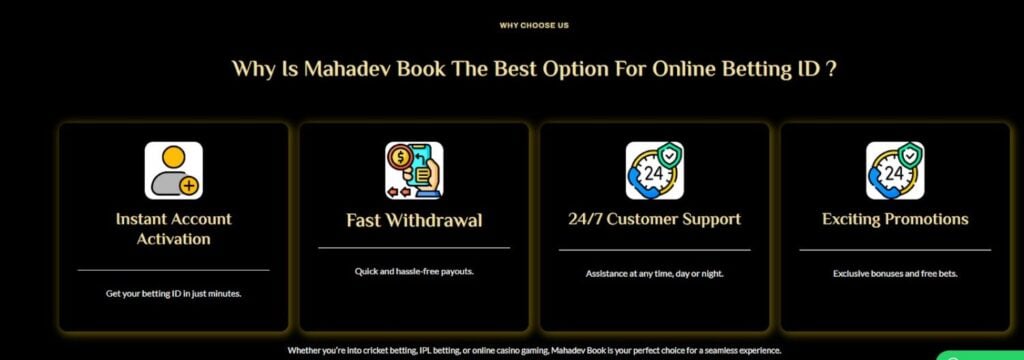 Mahadev Book ID: Cricket Odds, Casino Games & Bonuses Explained