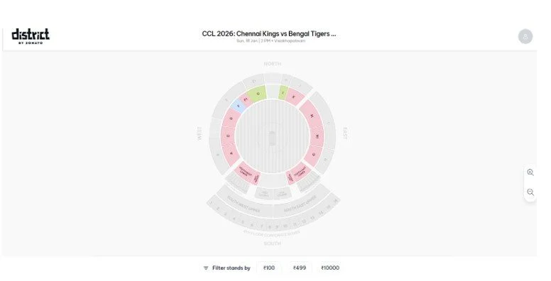 Celebrity Cricket League 2026 Tickets: Price, Booking & Venues