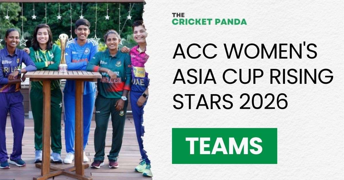 ACC Women's Asia Cup Rising Stars 2026 Teams: Country-Wise List
