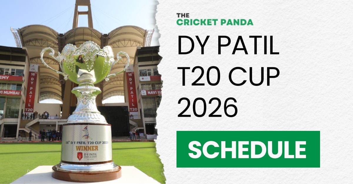 DY Patil T20 Cup 2026: Full Schedule, Teams & Live Streaming