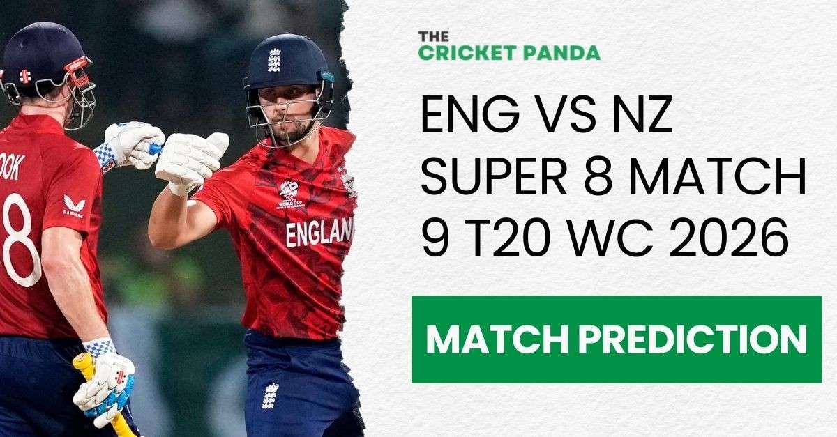 ENG vs NZ Super 8 Match 9 T20 WC 2026 Odds & Prediction