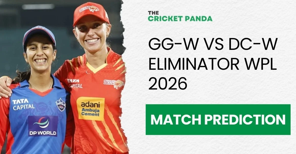 GG-W vs DC-W Eliminator WPL 2026 Match Prediction & Odds