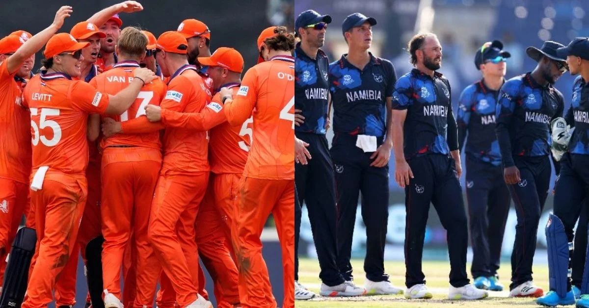 NED vs NAM Match 10 T20 WC Highlights: NED Won by 7 Wickets